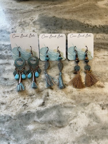 New! Boho Fashion Earrings 3 Pack. Shop Closing! Clearance! | eBay