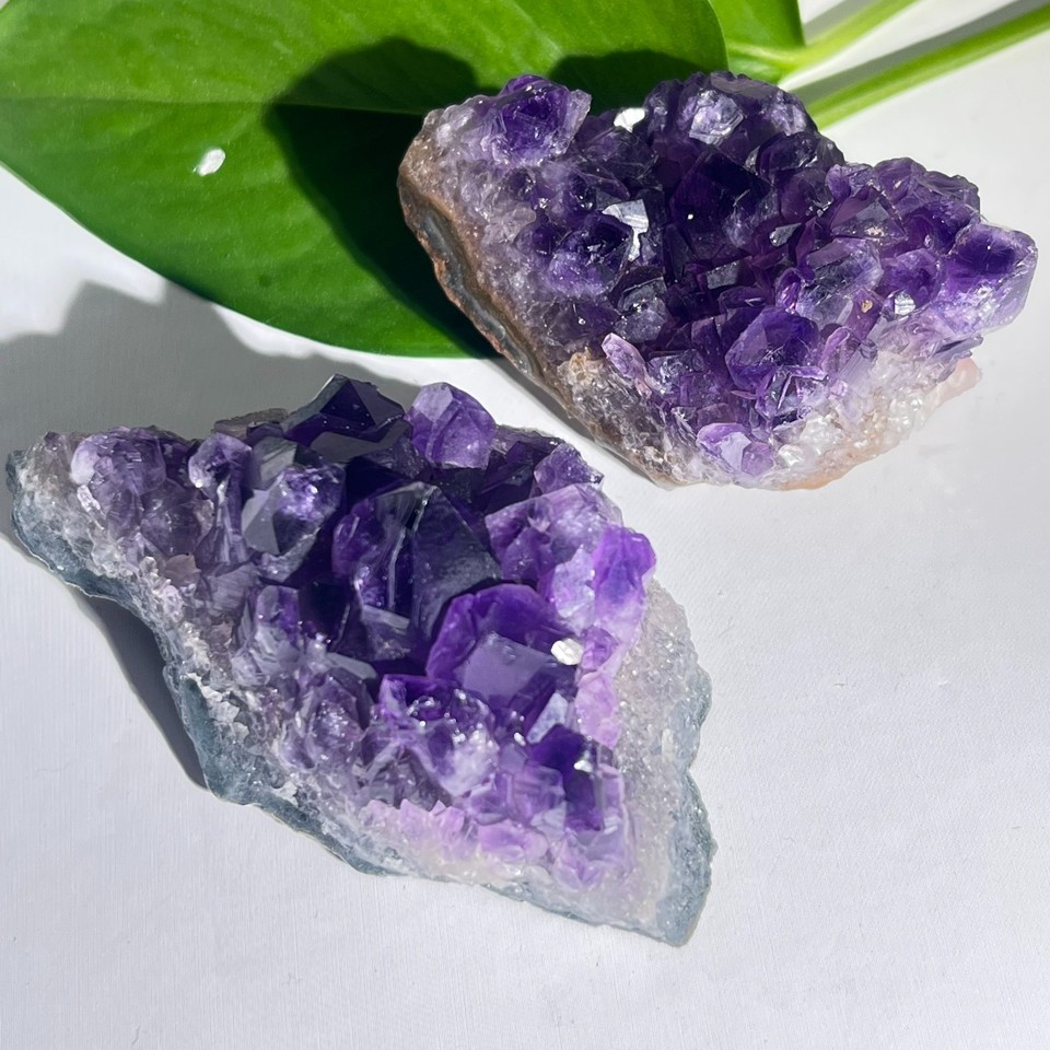 198g Natural amethyst rough stone amethyst cluster block Amethyst | eBay