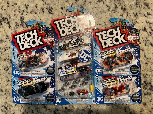 TECH DECK DC Comics Color Bars Superman Bundle W/ Target Exclusives | eBay