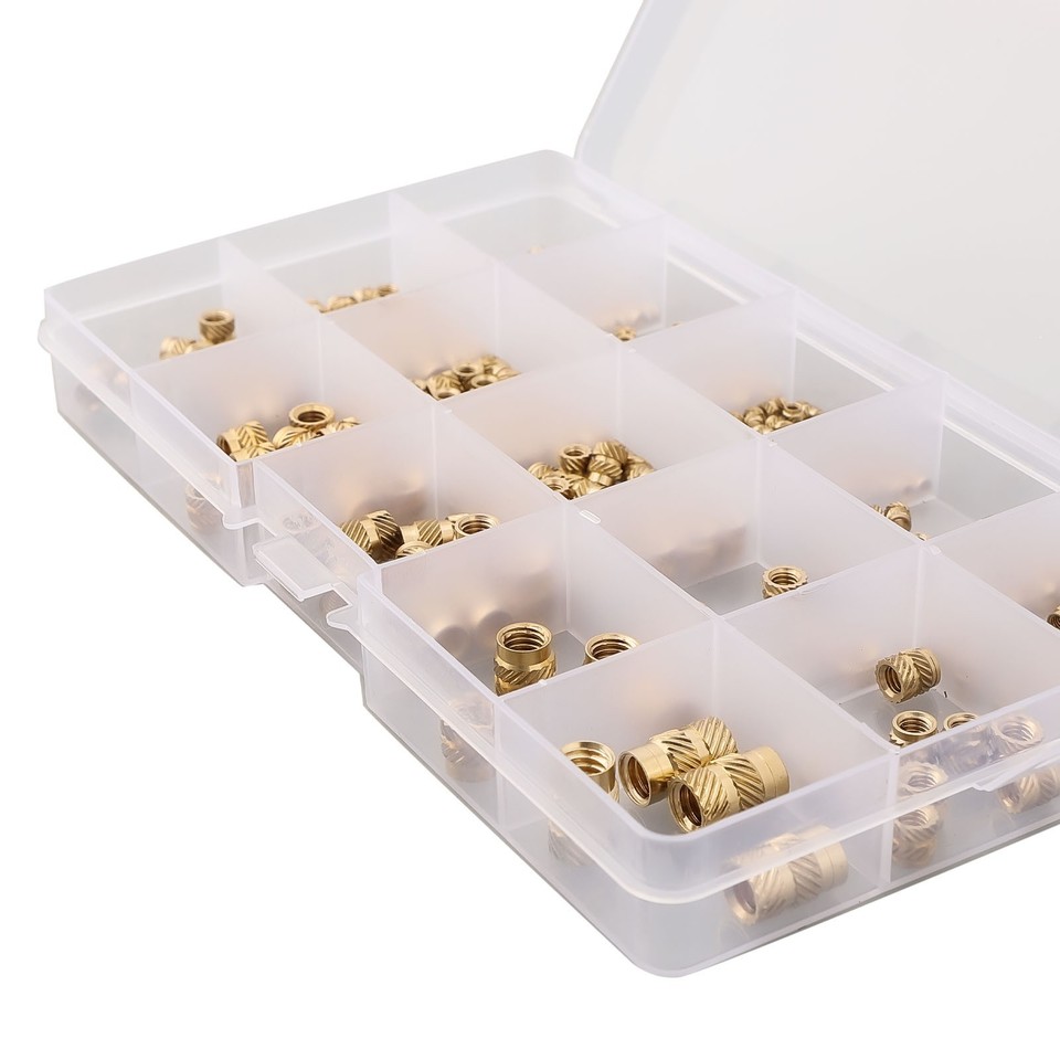 Reliable Brass Threaded Bushing Assortment 300pcs for Various ...