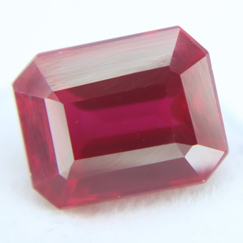 8.90CT Certified Natural Red Ruby Eye Clean Emerald Loose Shape ...
