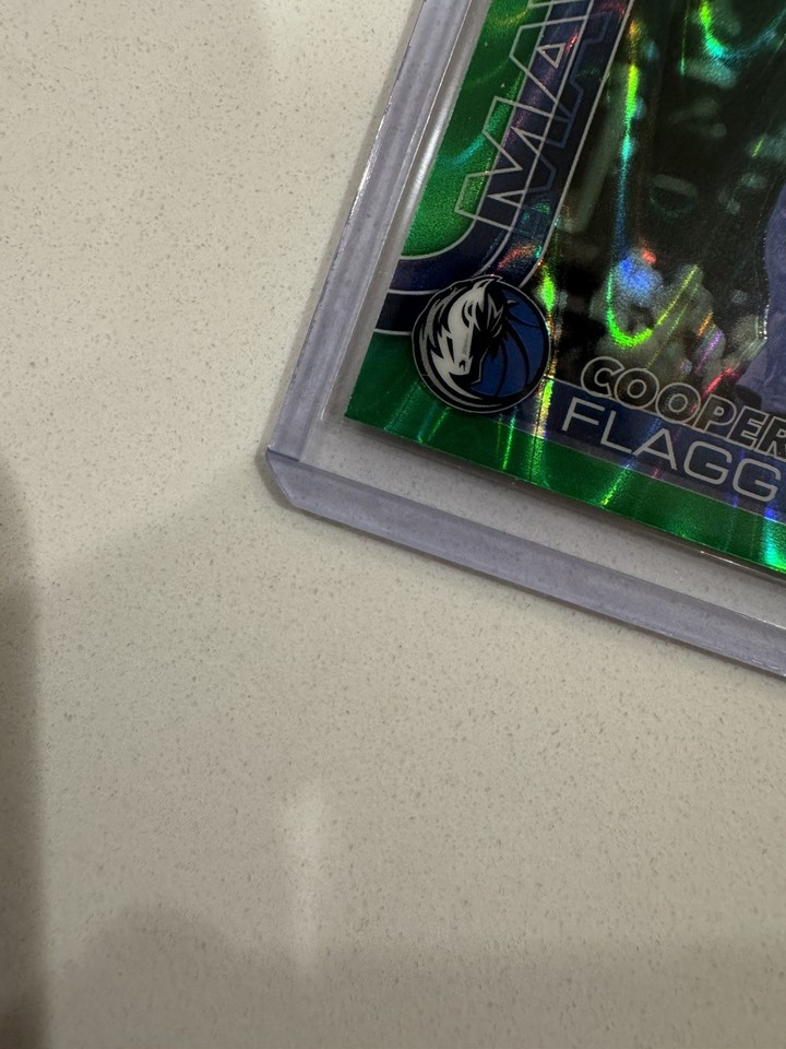 2025-26 Topps Chrome Basketball Cooper Flagg /99 RC Green Wave | eBay