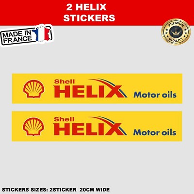 Autocolla Shell Helix Vinyle Original | eBay