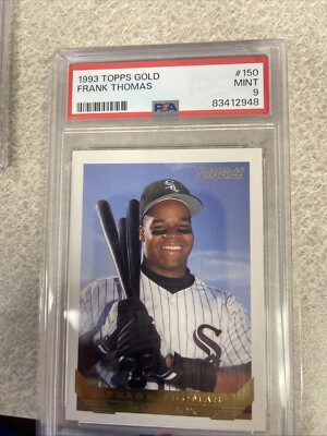 1993 Topps [base] Gold Foil #150 Frank Thomas SP MV HOF CHW MINT PSA 9 ...