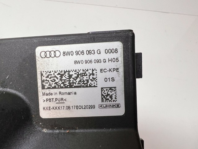 2018 17 18 AUDI A4 2.0L CONTROL MODULE UNIT 8W0906093 G EC-KPE 41K ...