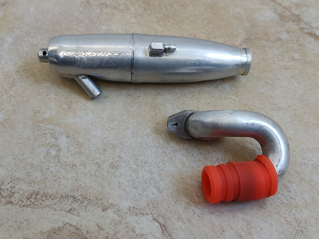 OS Speed T1040 L52 Tuned Pipe Exhaust Silencer 1/10 Nitro RC Car Max 12 ...