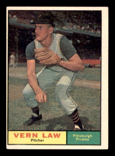 1961 Topps Baseball #400 Vern Law VG/EX *e1 | eBay