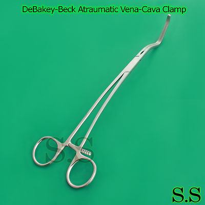 DeBakey-Beck Atraumatic Vena-Cava Clamp-Curved Handles - Cardio ...