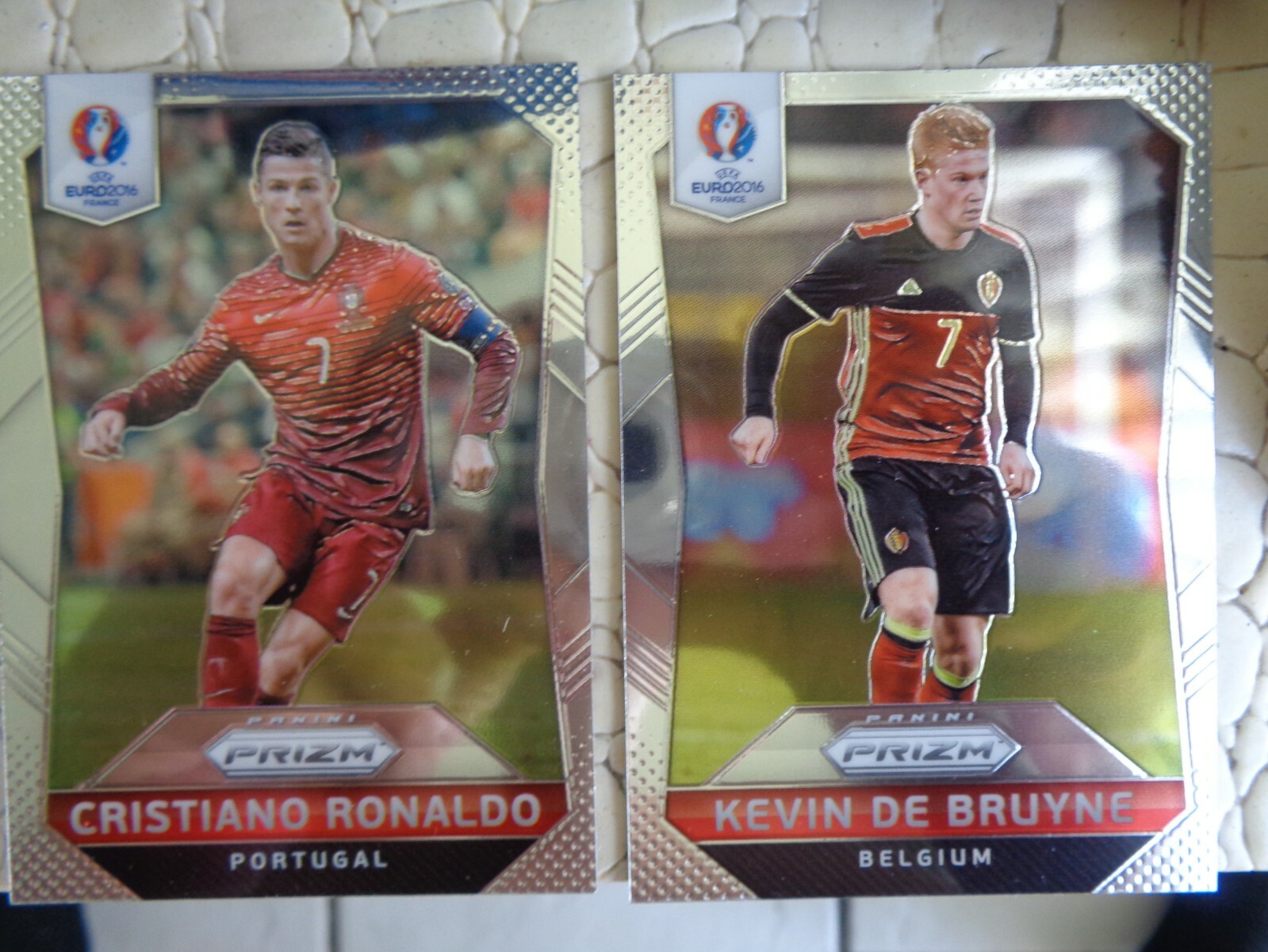 Euro 2016 Panini PRIZM Complete Set 1 - 250 cards Ronaldo De Bruyne ...