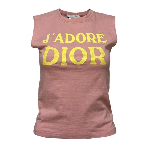 CHRISTIAN DIOR Spring Summer 2002 "J'ADORE DIOR" Tank Top | eBay