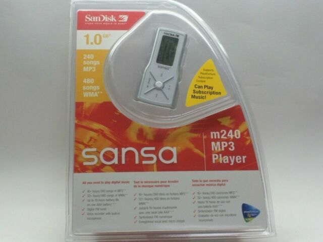 SanDisk Sansa m240 Pink ( 1 GB ) Digital Media Player for sale online ...