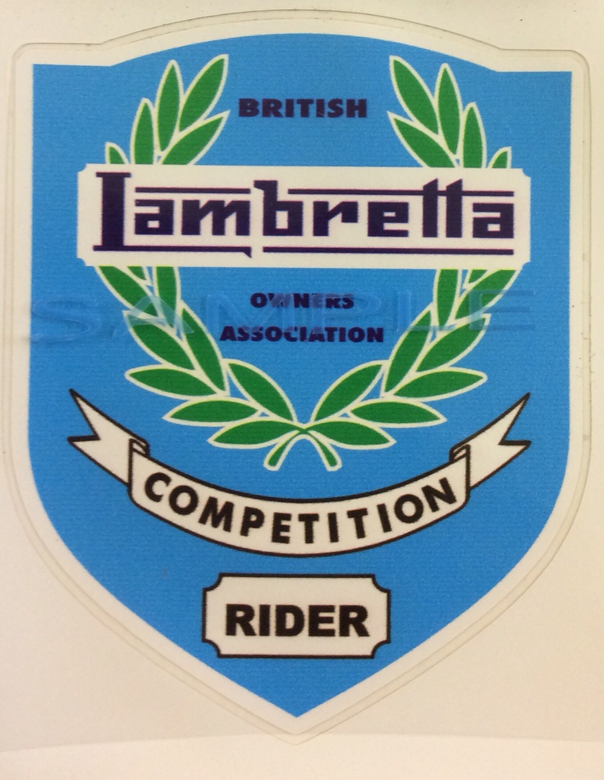 Lambretta Shield Car Vespa Lambretta Scooter Camper Van Decal Sticker ...