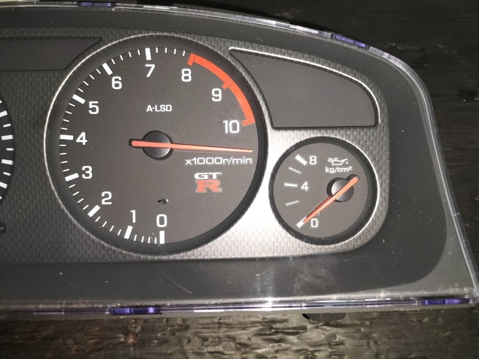 Odo 1Km Nissan Bcnr33 Skyline Gt-R Ks Meter Full Scale Speedometer Gtr ...