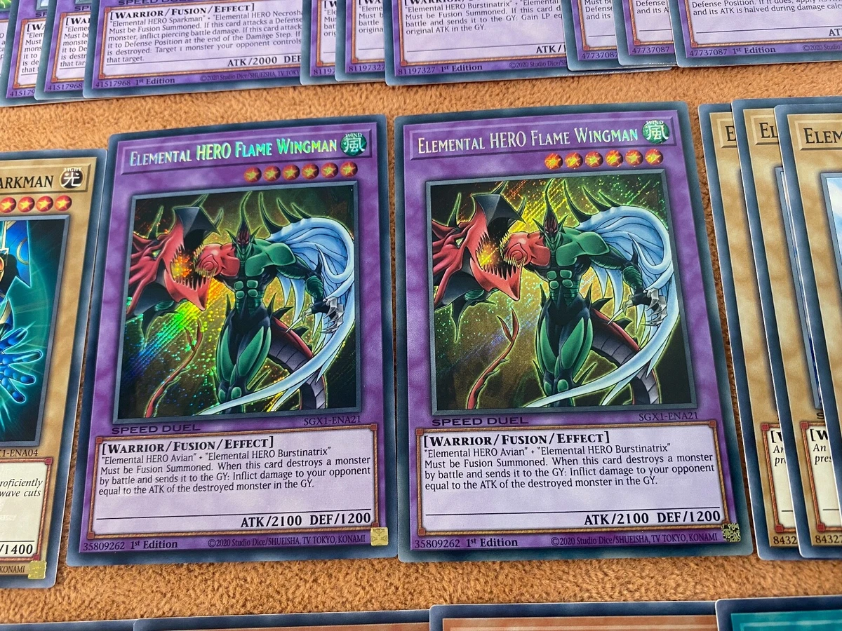 Yugioh Gx Elemental Hero Flame Wingman