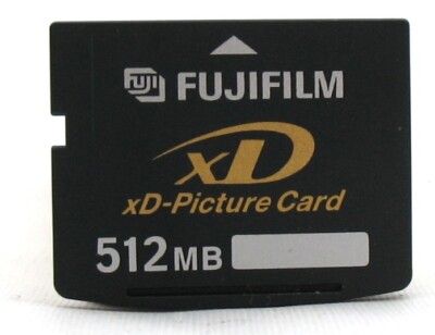 512MB FUJIFILM XD MEMORY CARD STANDARD TYPE FUJI FINEPIX/OLYMPUS ...
