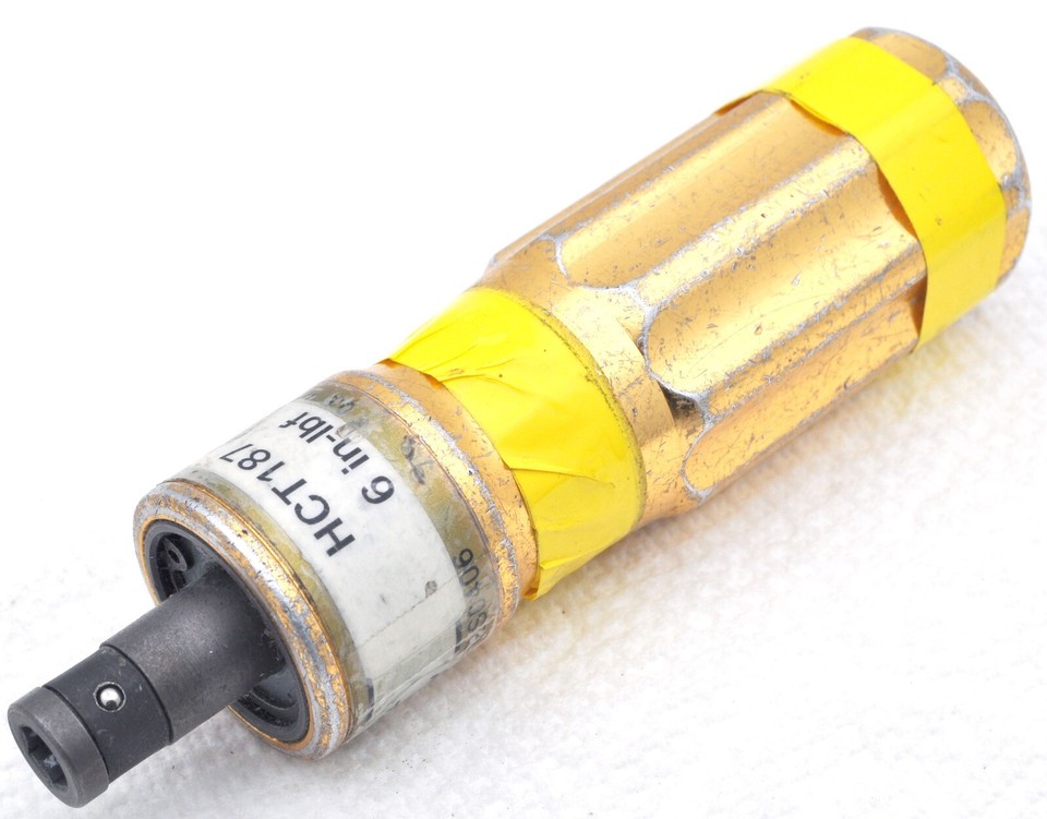 Mountz TLS0406 Preset TORQUE SCREWDRIVER Female 1/4" HEX DRIVE lb/in 4 ...