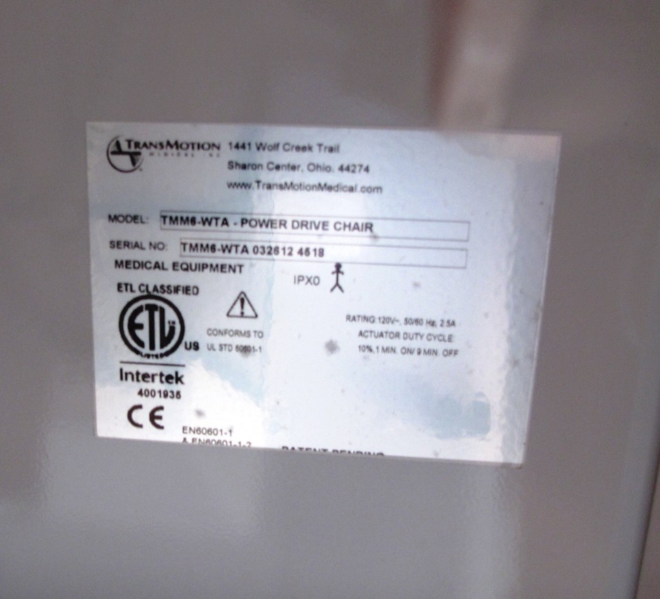 TransMotion TMM6 Multi Purpose Power Drive Stretcher Exam Chair ...