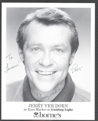 Jerry Ver Dorn 8x10 Autographed Photograph Ross Marler The Guiding ...