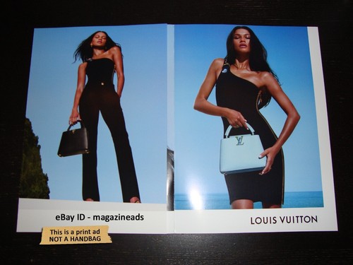LOUIS VUITTON 4-Page Magazine PRINT AD 2023 'Capucines' ZENDAYA mert ...