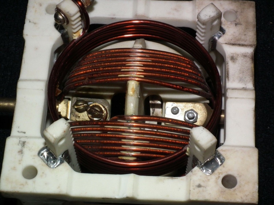 VARIOMETER VARIABLE INDUCTANCE 4-24 uH NEW NOS Ceramic HAM Radio PA ...