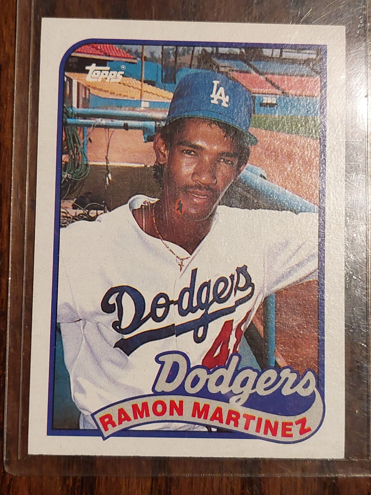 ERROR!!!!1989 Topps Ramon Martinez Baseball Card Rookie #225 Dodgers | eBay