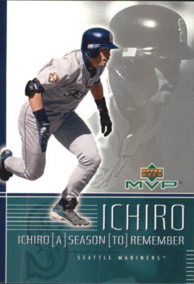 2002 Upper Deck MVP Ichiro A Season to Remember #I9 Ichiro Suzuki ...
