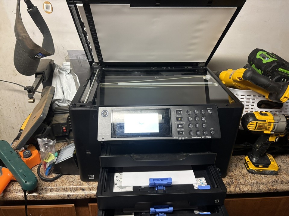 Epson WorkForce Pro WF-7840 Wireless Wide Format Color All-in-One ...