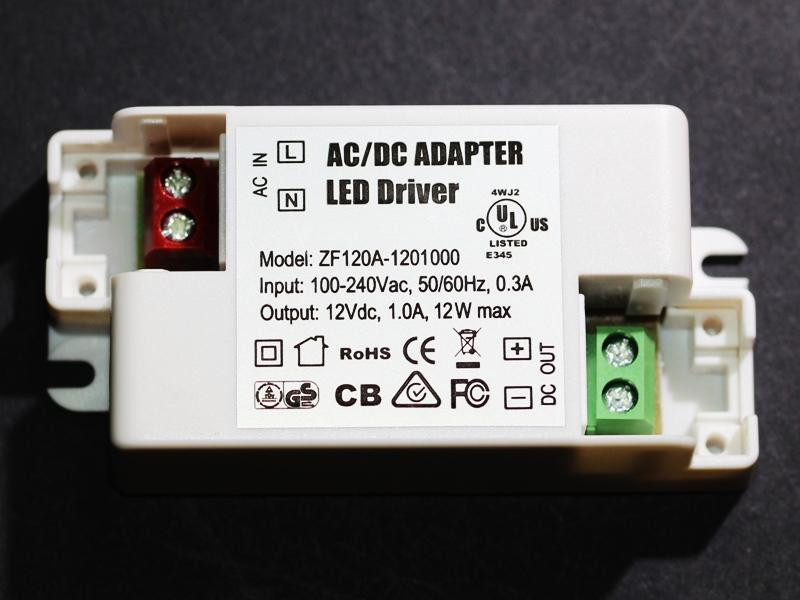 LED Driver 12V 12W 1A CV Power Adapter Supply with Wireless Remote ...