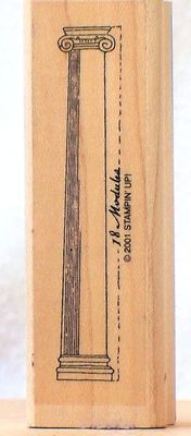 Stampin Up Pillar Column Rubber Stamp Architecture Architectural | eBay
