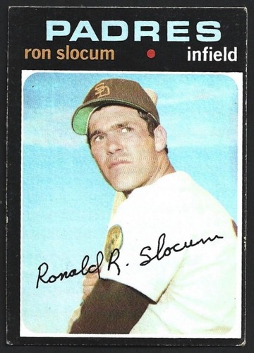US Baseball card signed Ron Slocum PADRES | eBay