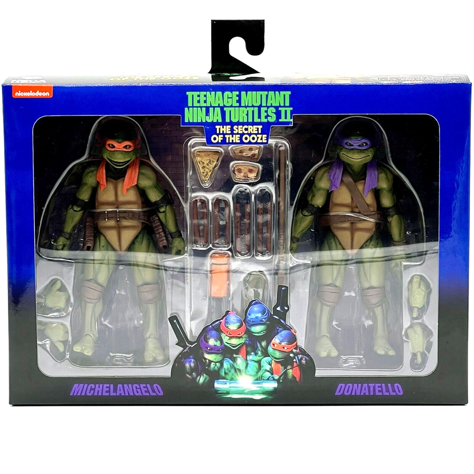 TMNT NECA 1991 Movie Secret of the Ooze Action Figures Turtles Keno ...