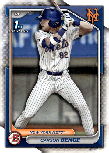 2024 Bowman Draft - BD-28 Carson Benge Mets | eBay