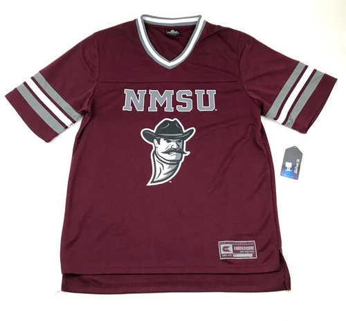 NEW New Mexico State Aggies Jersey Size Large L Red Short Sleeve Shirt ...