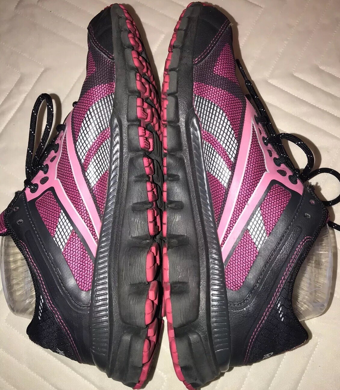 Reebok Realflex Running Shoes Womens 9 Gray/Pink/Charcoal J99768. EUC ...