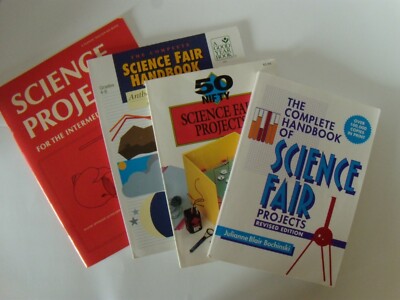 Science fair projects lot of 4 books | eBay
