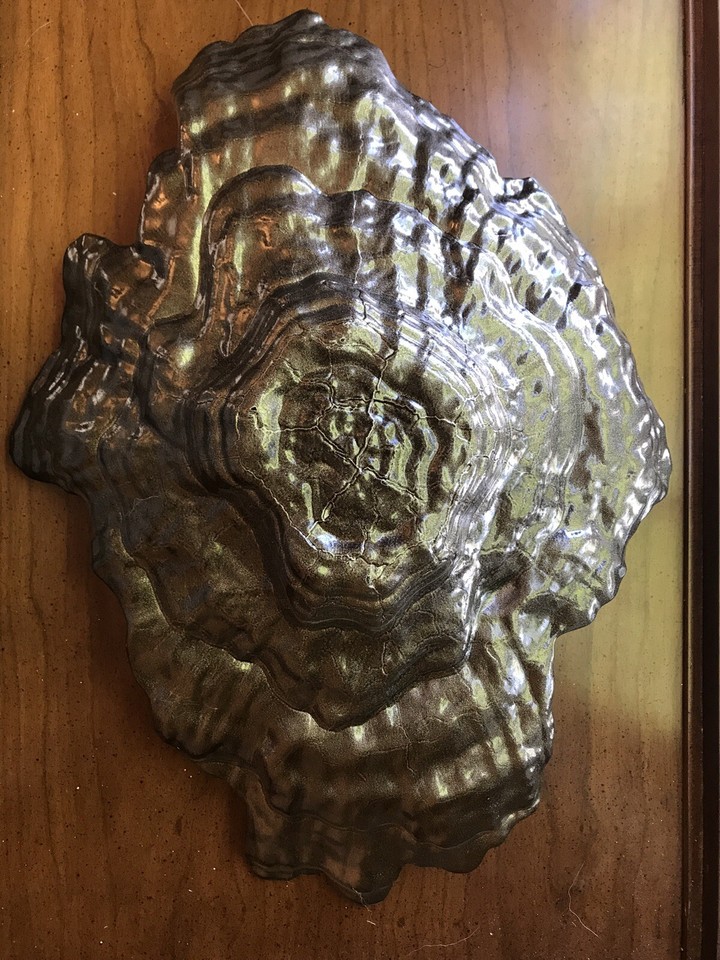 Arda Glassware Black Oyster Clam 18 inch Bowl Handmade Turkey ...