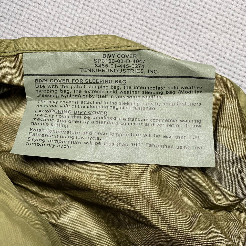 USGI Woodland Bivy GORETEX Cover MSS Sleep System - VGC CRISP | eBay