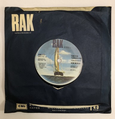 NEW WORLD * TOM TOM TURNAROUND * 7" SINGLE EXCELLENT 1971 RAK 117 | eBay