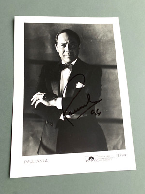 PAUL ANKA signed Foto 15x21 Autogramm/autograph | eBay