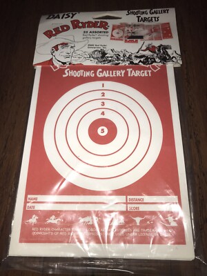 NEW - SEALED - Daisy RED RYDER SHOOTING GALLERY TARGETS 25 Assorted | eBay