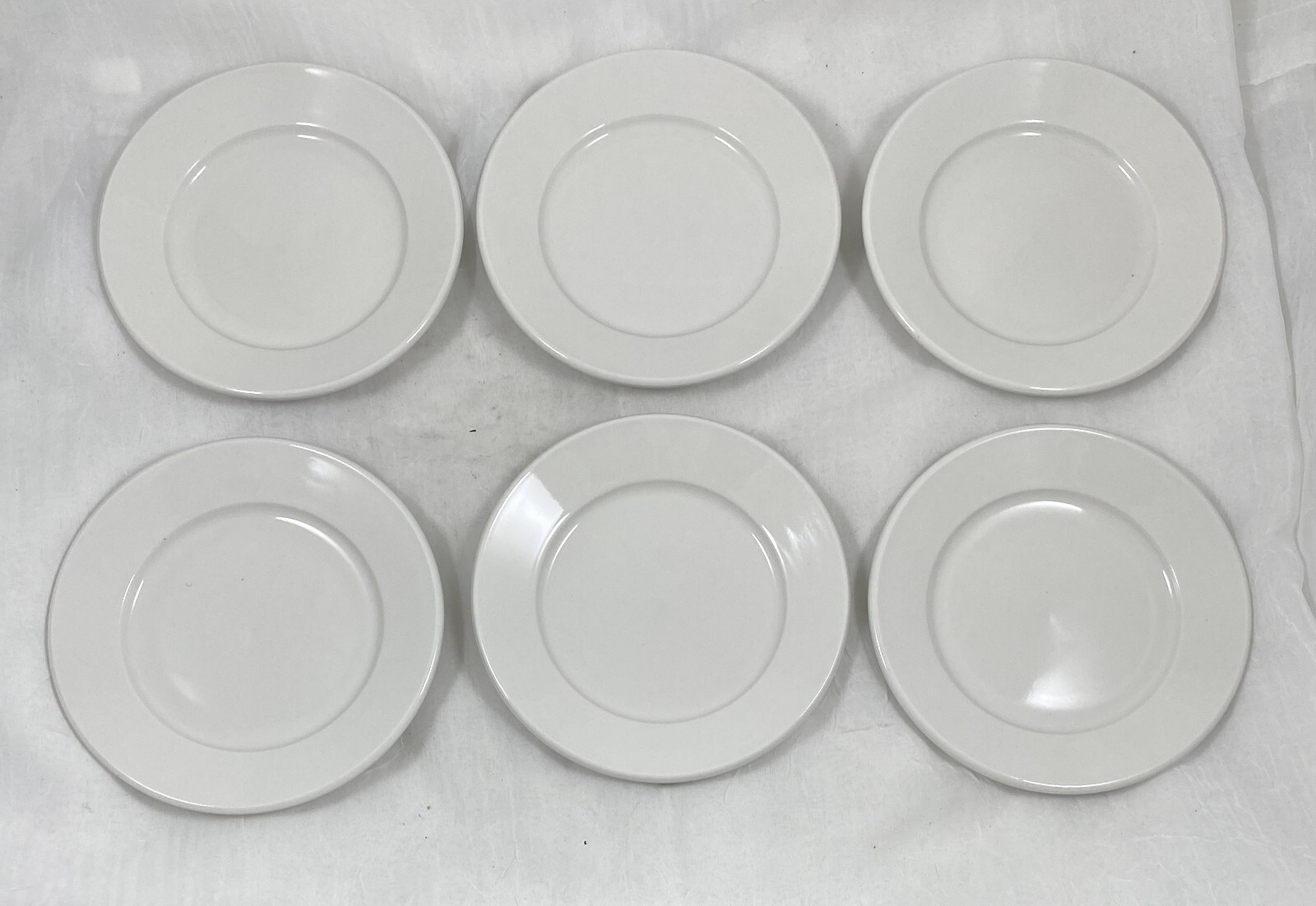 (36) WORLD TABLEWARE 840-420R-24 7 1/2" PORCELANA WHITE PLATES, NEW | eBay