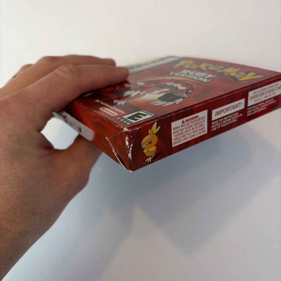Nice! Pokemon Ruby Gameboy Advance AUTHENTIC Complete in Box CiB New ...