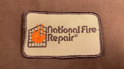 National Fire Repair Fire Department Patch Firefighter Vintage | eBay