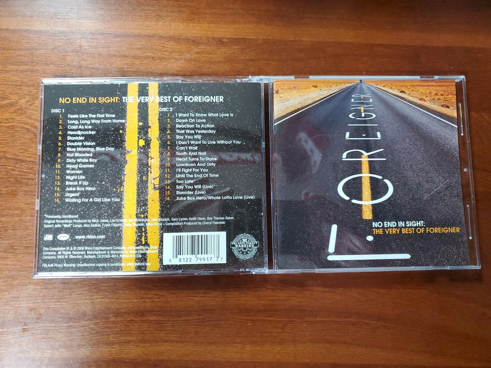 No End in Sight: The Very Best of Foreigner by Foreigner (2 CD, Jul ...