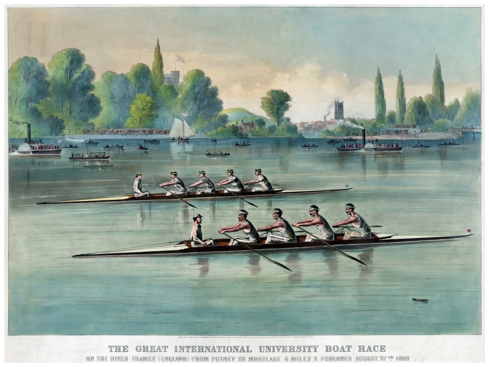 8143.Decoration Poster.Home Room wall art design print.Boat racing ...