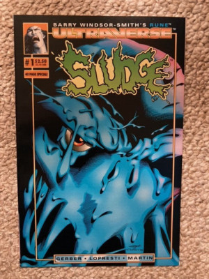 SLUDGE #1 ULTRAVERSE MALIBU COMICS 1993 EXCELLENT CONDITION FROM ...