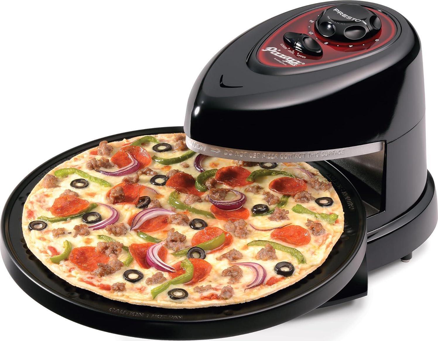 Presto 03430 Pizzazz Plus Rotating Oven, Black 729728406610 | eBay