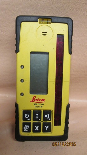 Leica rod eye 180 digital rf laser level receiver no bracket | eBay