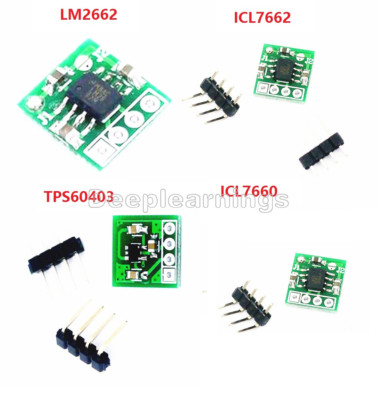 LM2662 ICL7660 ICL7662 TPS60403 Positive to Negative Voltage Reverse ...