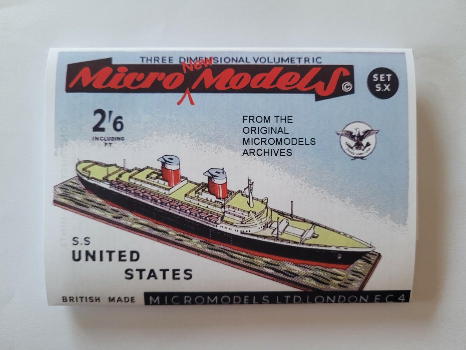 Micromodels Set SX - SS UNITED STATES - Micro New Models card kit | eBay UK